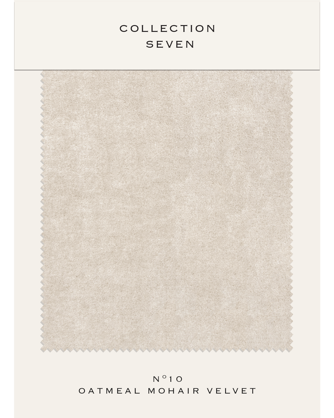 Oatmeal Mohair Velvet – Collection Seven Store