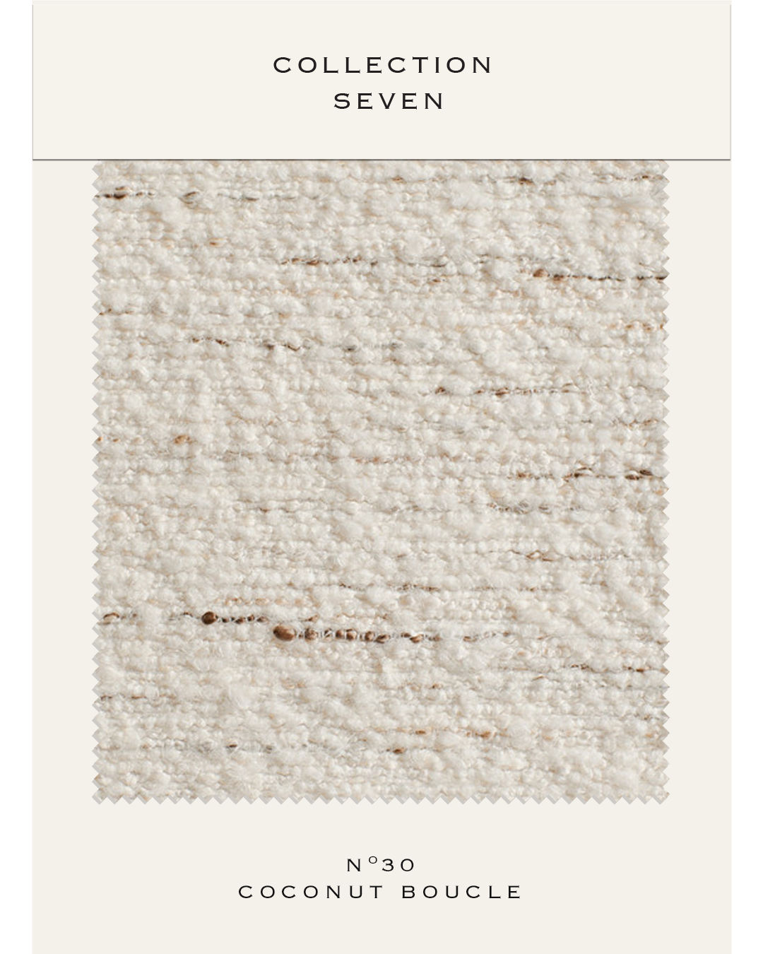 Coconut Boucle – Collection Seven Store